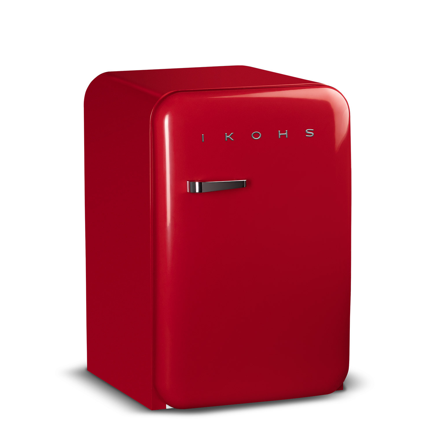 Frigo Rouge 83.5Cm IKOHS Vintage réfrigérateur 92L congélateur 15L ...