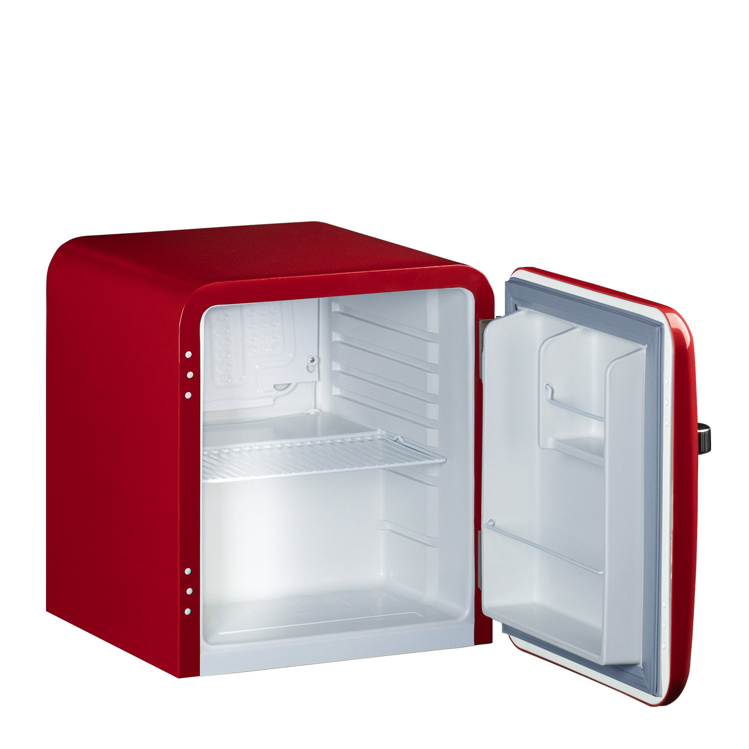 IKOHS Réfrigerateur Rouge Vintage RETRO 50 48L 39dB Classe enérgetique ...