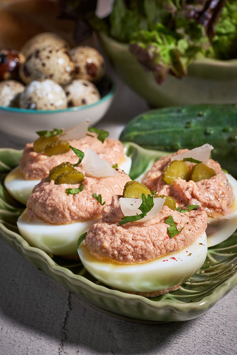 OEUFS FARCIS AU PÂTÉ DE CAMPAGNE | Create Recipes | Recettes à réaliser ...